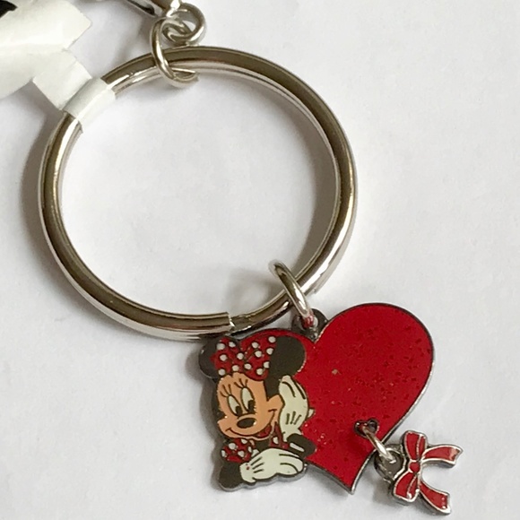 Disney | Accessories | Disney Minnie Mouse Purse Charm Keychain Mickey ...